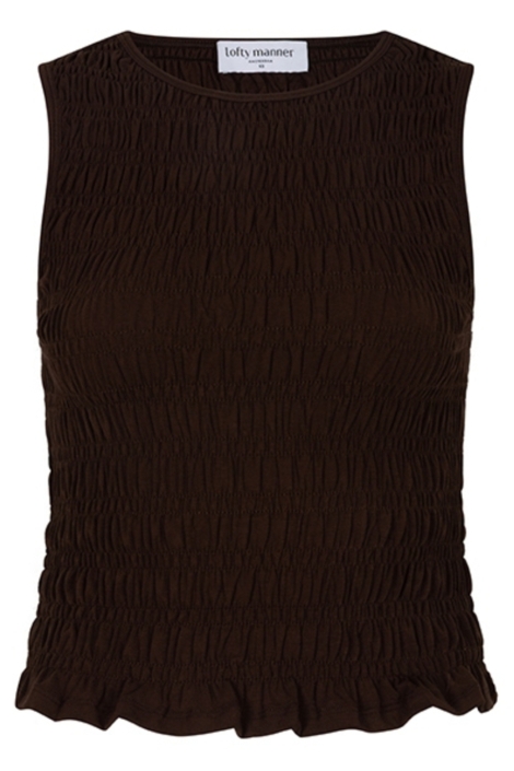 Lofty Manner bruine dames top | Shop nu bij Sans.nl