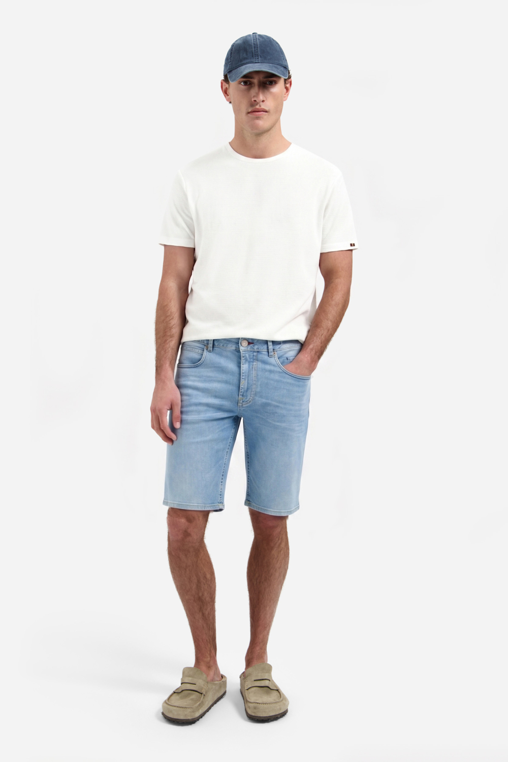 NO-EXCESS blauwe heren korte broek | Shop nu bij Sans.nl
